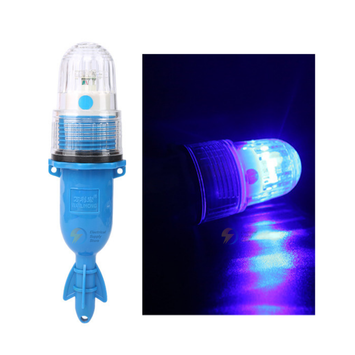 LAMPU TORPEDO / LAMPU KAPAL / LAMPU NELAYAN WANLIHONG 1 WARNA 1 BATERAI ...