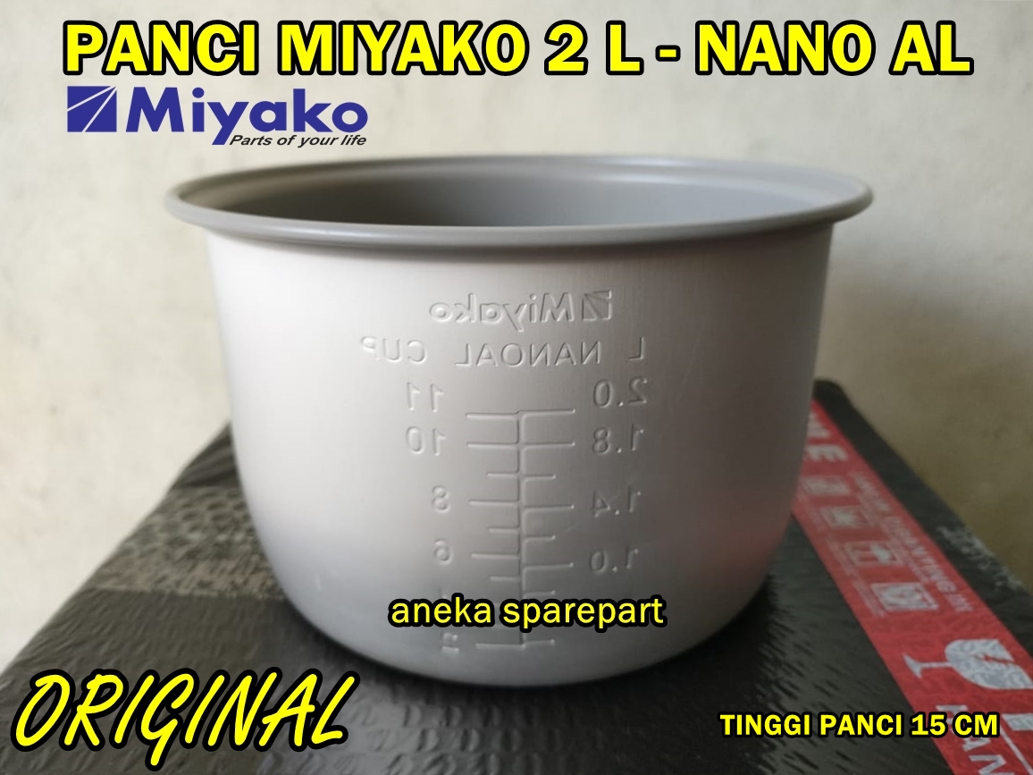 PANCI RICE COOKER MIYAKO 2 L - NANO AL TINGGI 15 CM | Lazada Indonesia