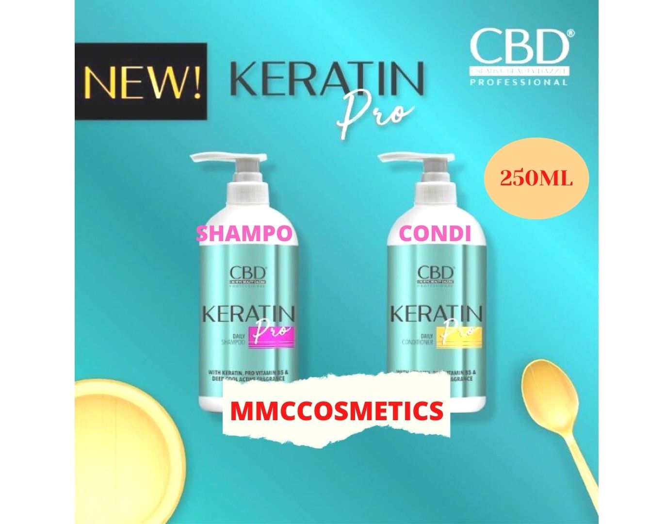Cbd shampo / shampoo & Conditioner daily pro keratin 250ML | Lazada ...