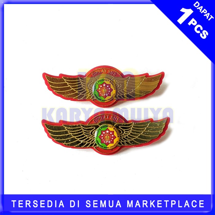 Lencana Wing Diklatsus Banser CPB Wing Corps Provost Banser Diklatsus ...