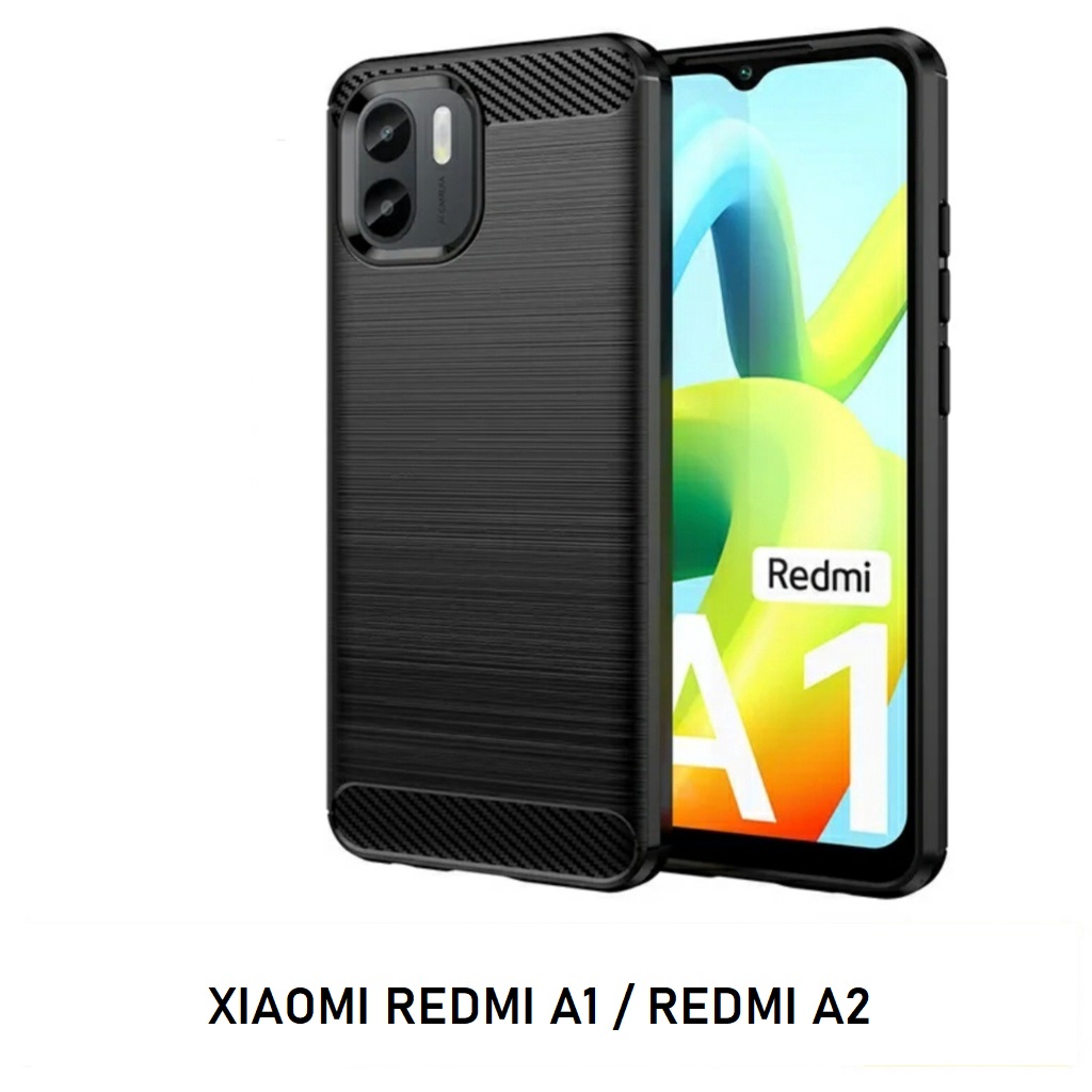 CASE IPAKY CARBON XIAOMI REDMI A1 / REDMI A1 PLUS / REDMI A2 / REDMI ...