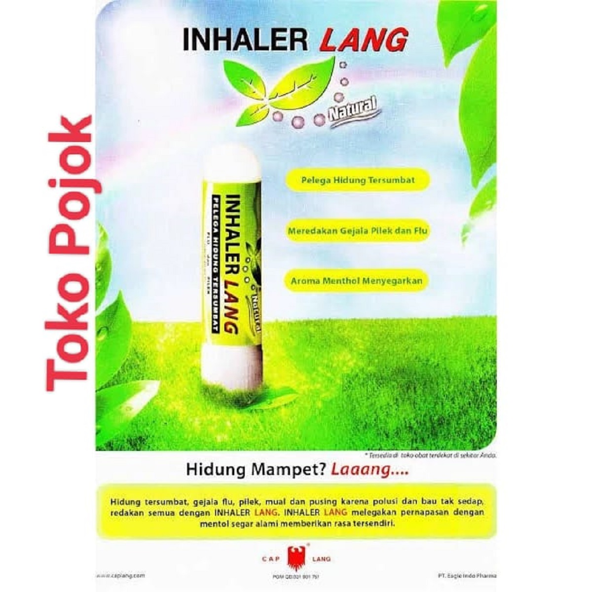 Inhaler Hidung - Inhaler Cap Lang - Inhaler fresh cap Lang | Lazada ...