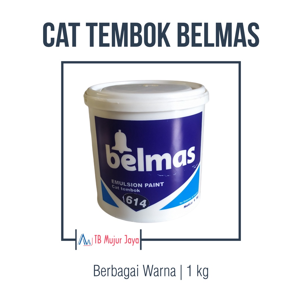 Cat Tembok Belmas 1 kg Berbagai Warna | Lazada Indonesia