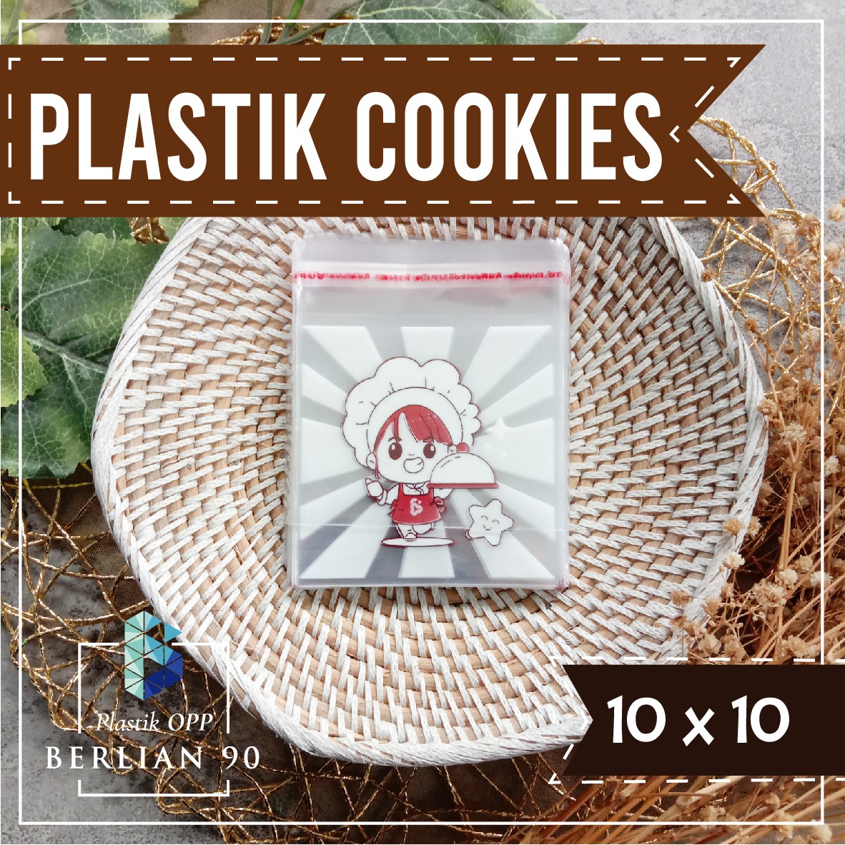 Plastik Cookies 10x10 - Plastik Kue Motif | Lazada Indonesia