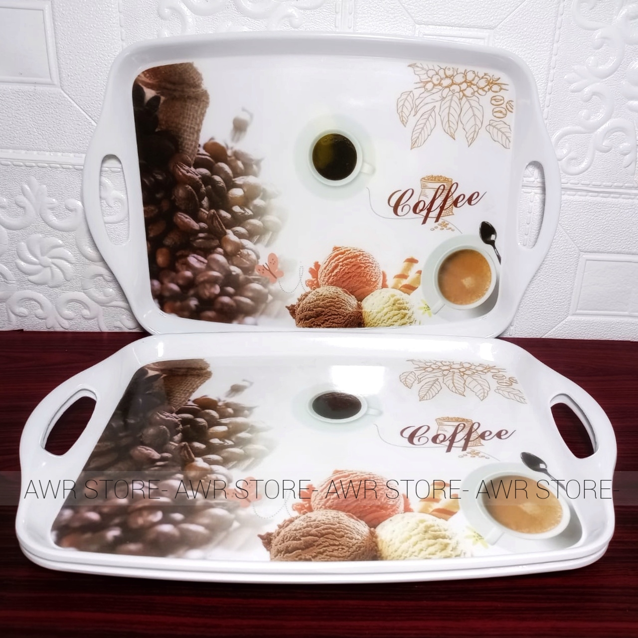 NAMPAN MELAMIN MOTIF MEWAH NAMPAN TEBAL DAN TAHANBANTING | Lazada Indonesia