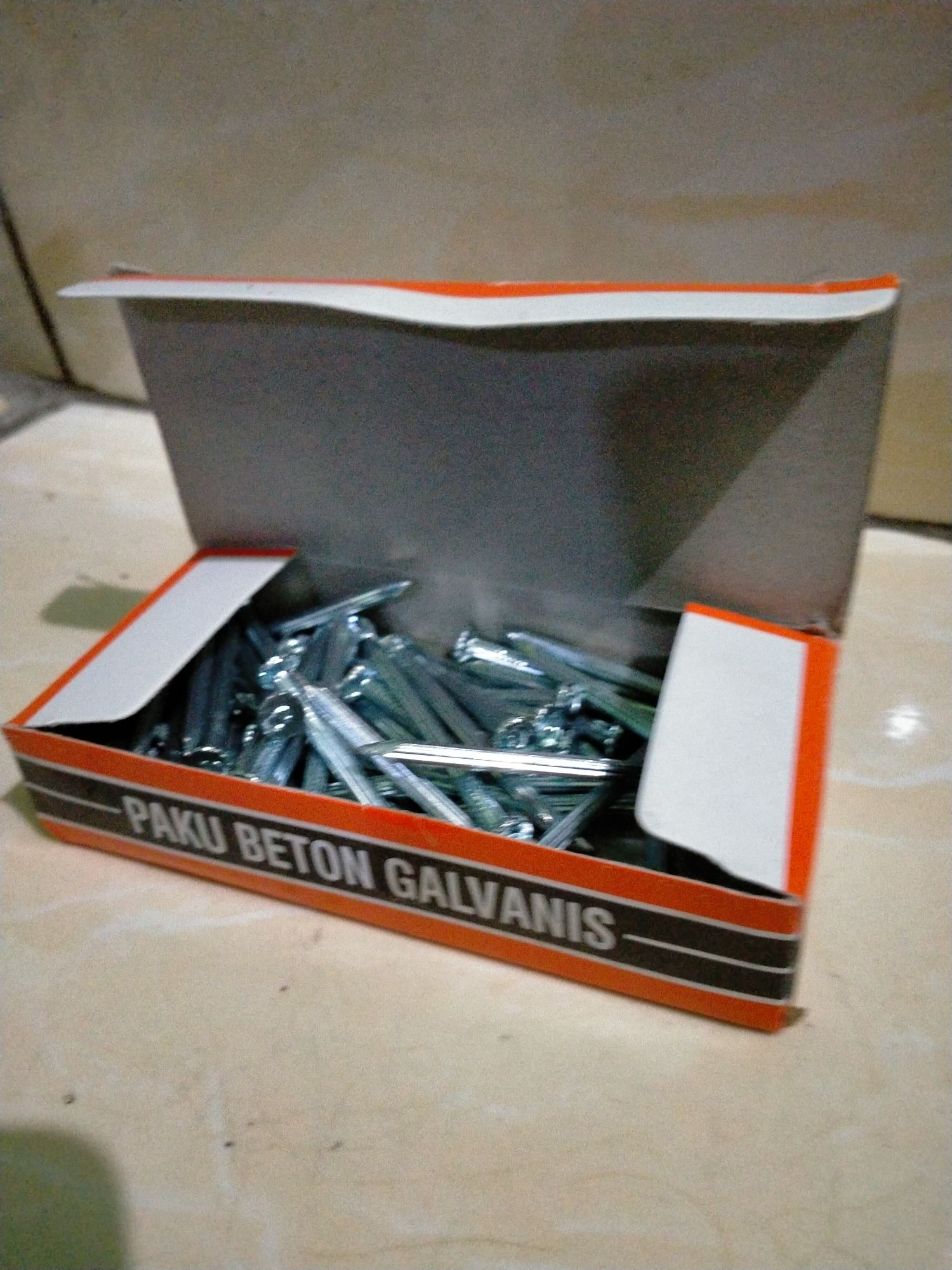 paku beton 5cm paku beton putih 2 inchi per kotak | Lazada Indonesia