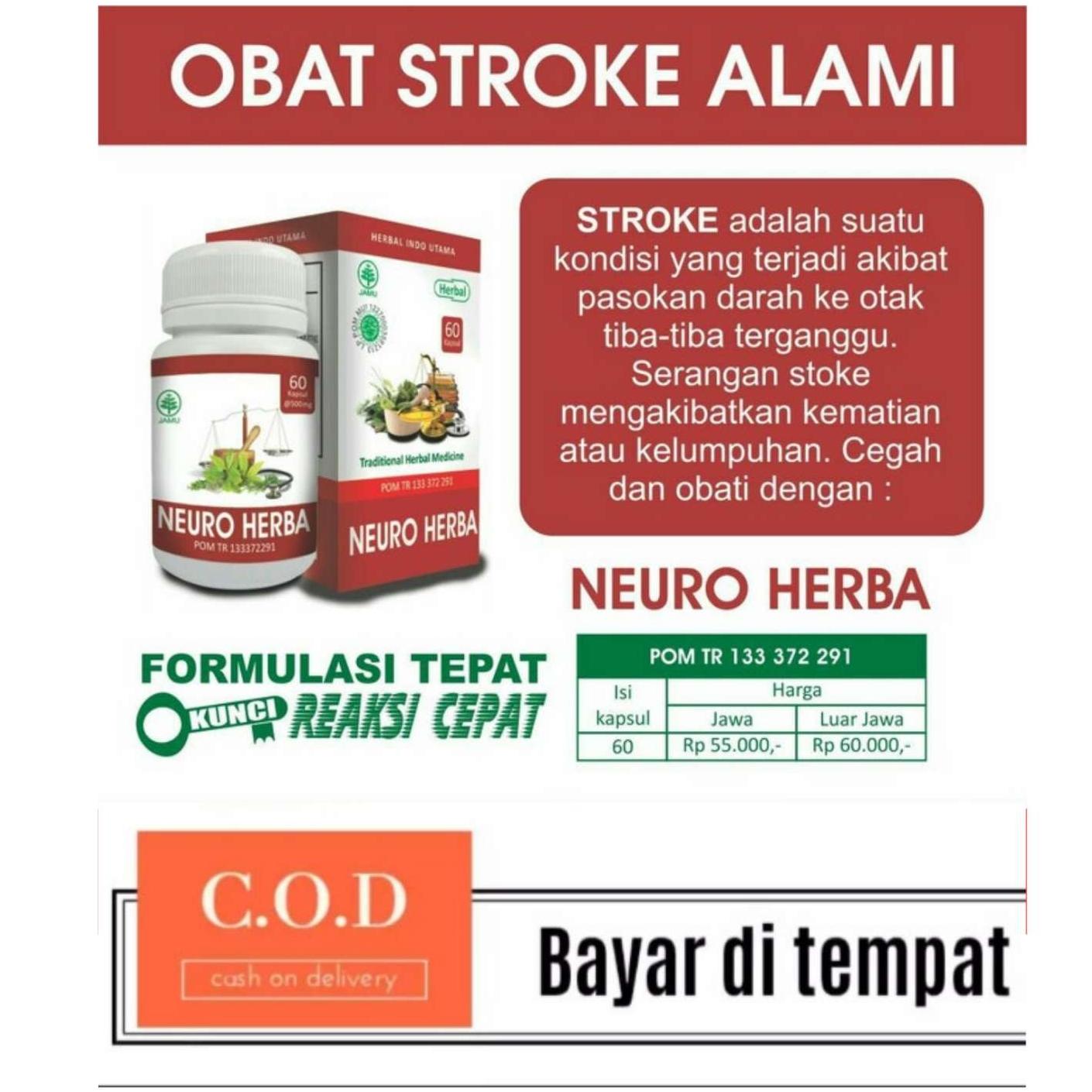 NEURO HERBA, BAYAR DI TEMPAT COD , OBAT STROKE , MENCEGAH STROKE ...