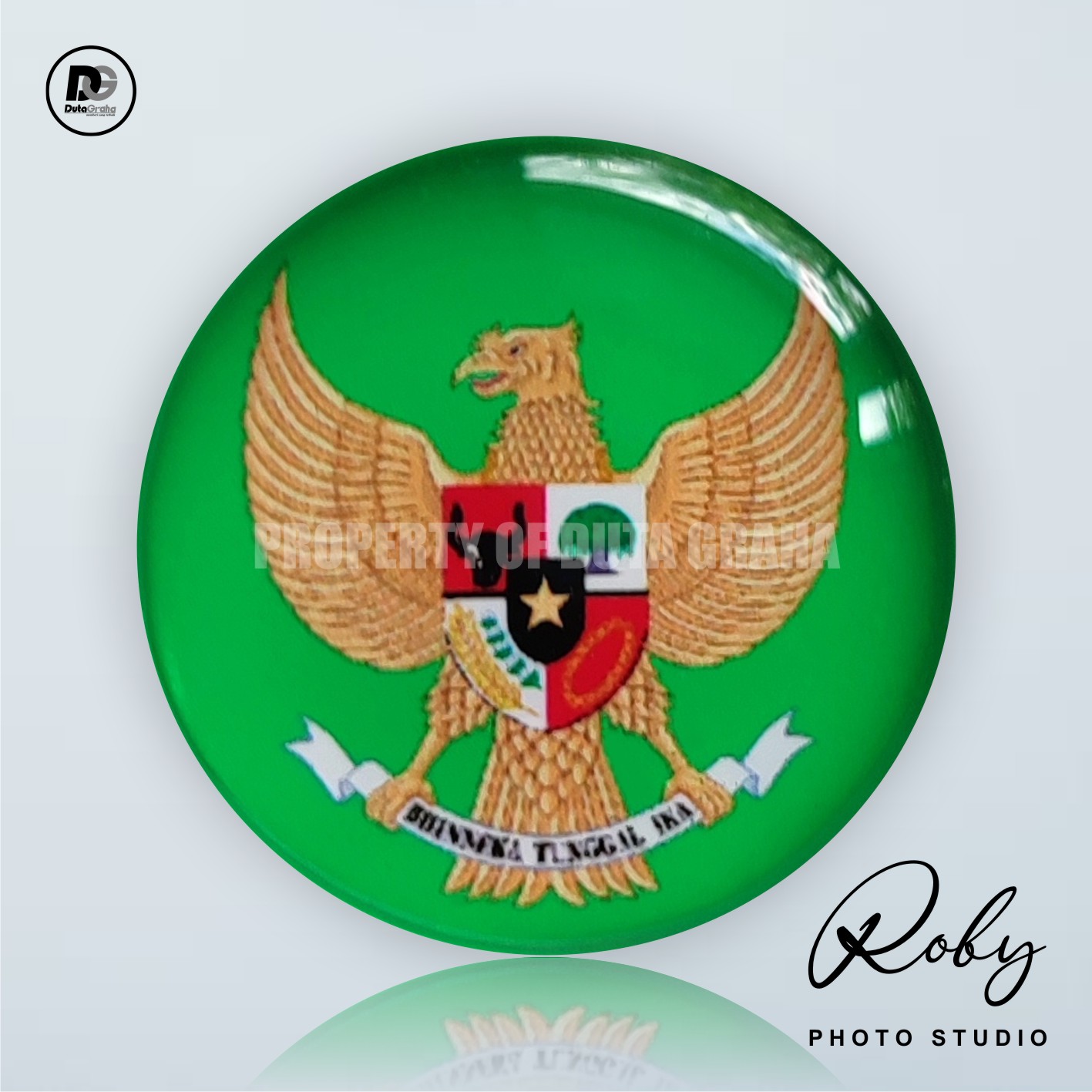 [PIN RESIN] GARUDA PANCASILA HIJAU Pin Bros Aksesoris Souvenir ...