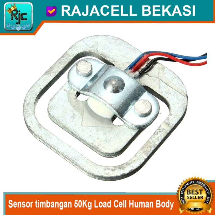 Sensor timbangan 50Kg Load Cell Human Body Scale Sensor for Arduino ...