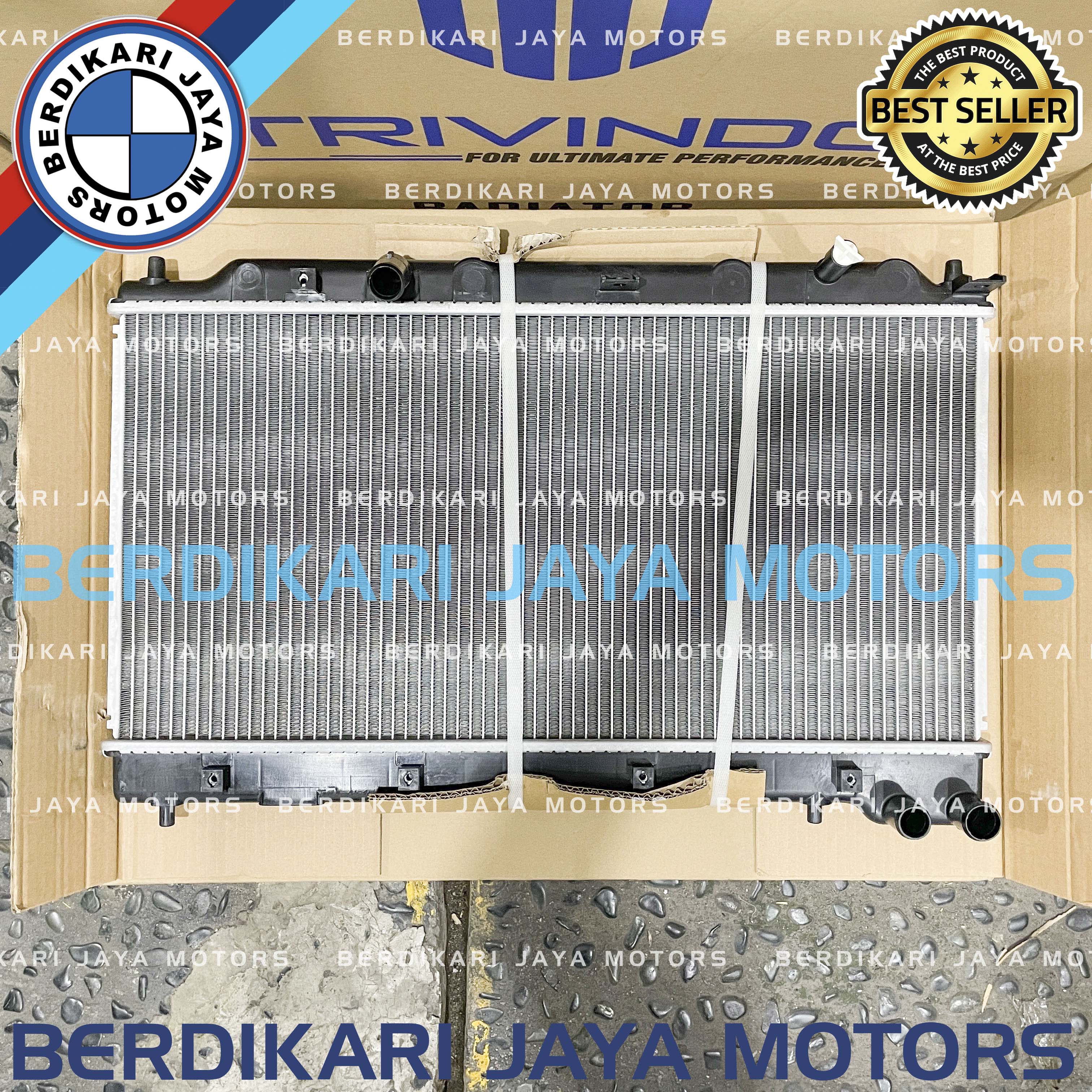 RADIATOR ASSY HONDA JAZZ LAMA IDSI VTEC V-TEC V TEC GD3 2004 2005 2006 2007 MANUAL MERK TRIVINDO ...