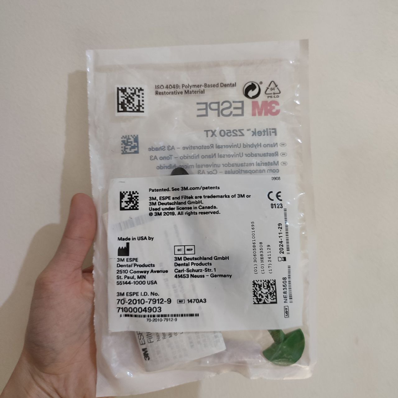 Resin Komposit Composite 3M FILTEK Z250 XT 3M ESPE / BAHAN TAMBALAN ...