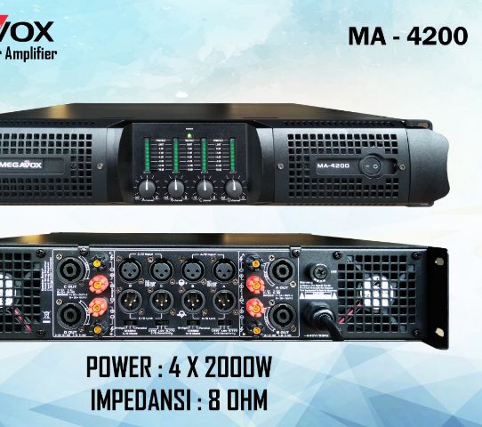 power amplifier megavox MA 4200 | Lazada Indonesia