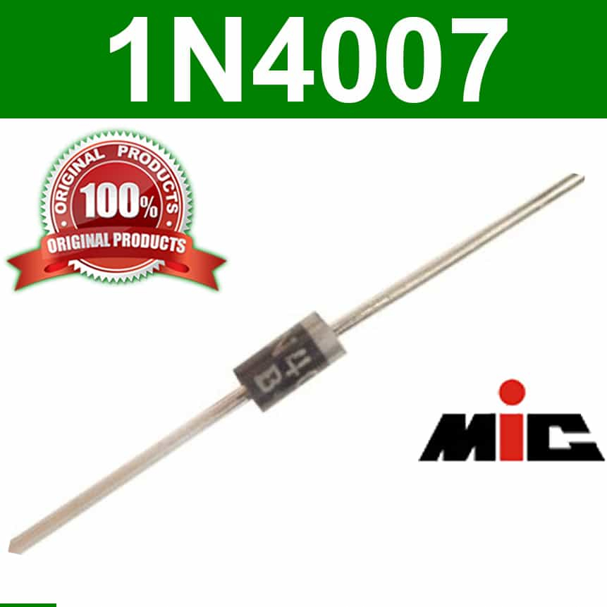ISI 10 PCS DIODA IN4007 MIC ASLI DIODE IN4007 ROLL 1N4007 IN 4007 /A370 ...