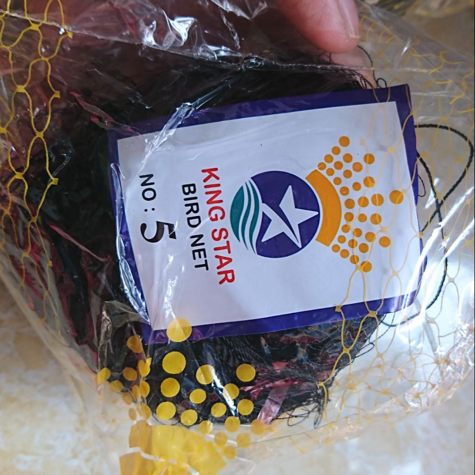 jaring burung hitam no 5 bahan nilon/benang untuk pikat burung atau ...