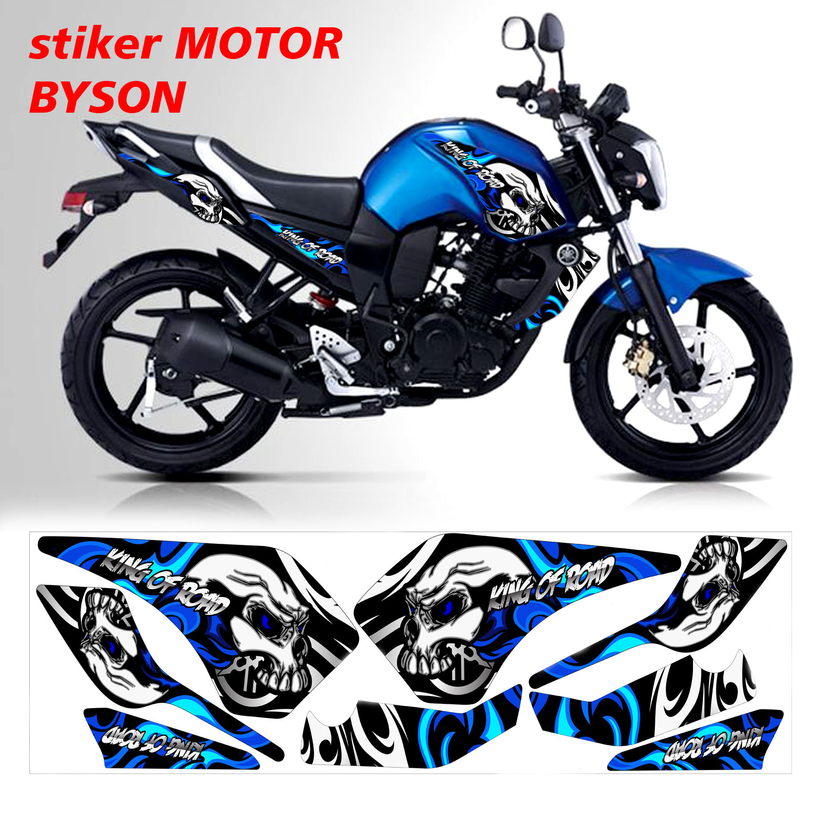 Stiker Motor Byson Variasi Fullset Keren Terbaru | Lazada Indonesia