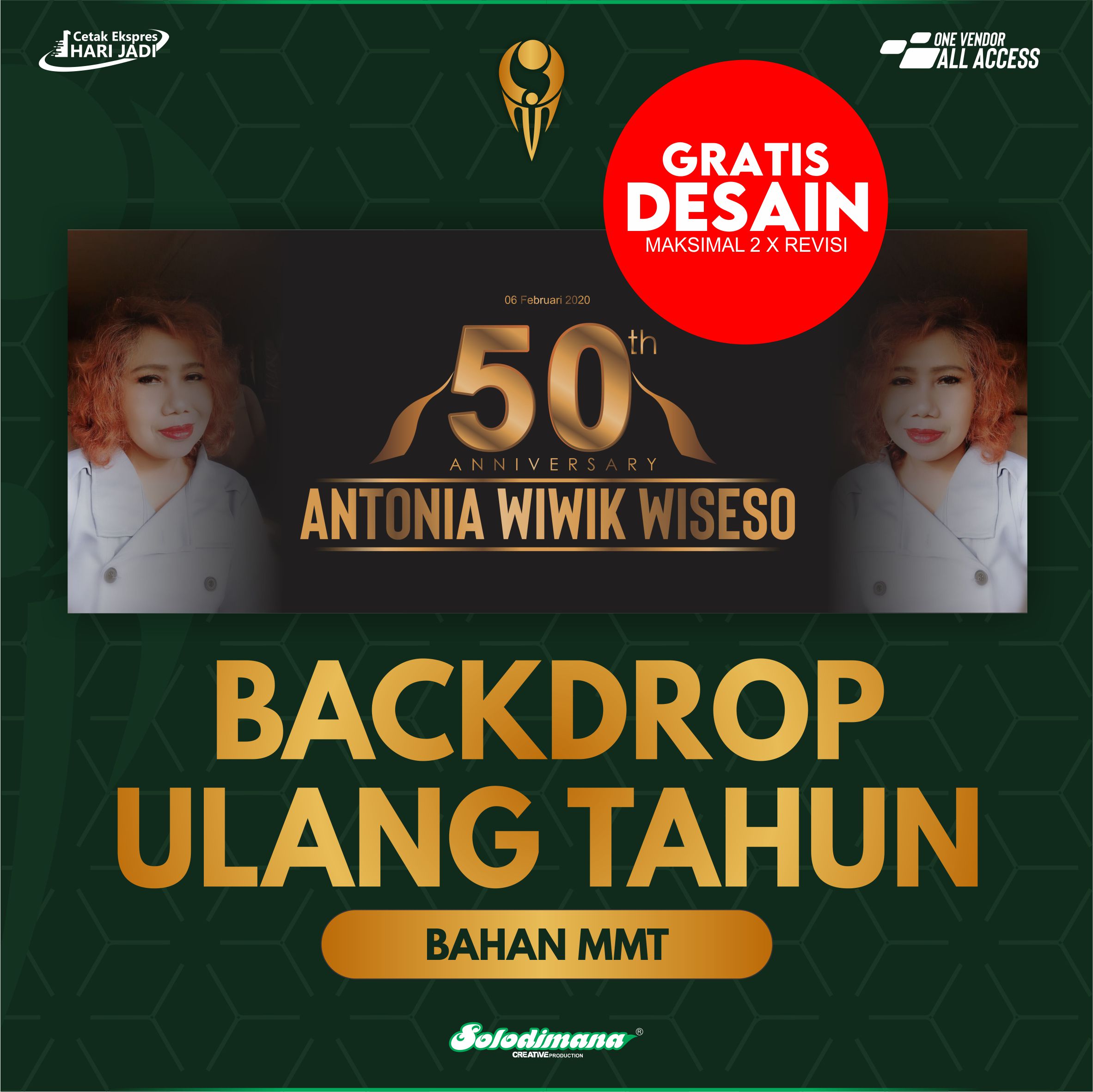 BACKDROP ULANG TAHUN BAHAN TEBAL MMT 280 GR SEHARI JADI - SOLDIMPRO ...