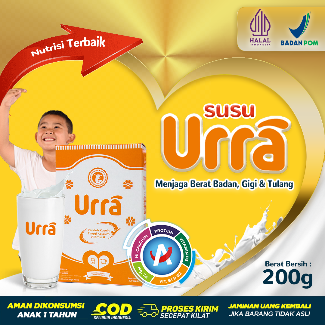 Susu Urra Susu Kambing Saneen Steril Original - Nutrisi Kesehatan ...