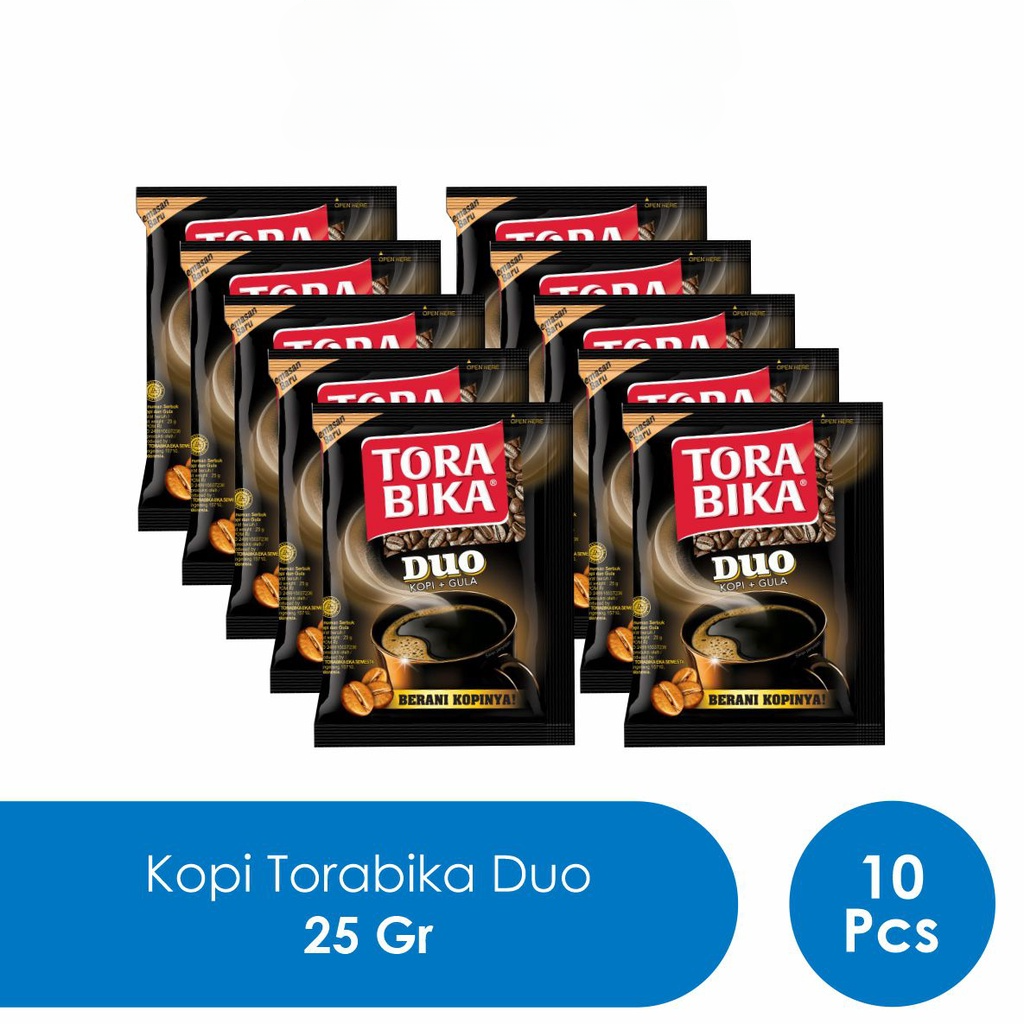 Kopi Torabika Duo isi 10 Sachet kopi + gula | Lazada Indonesia