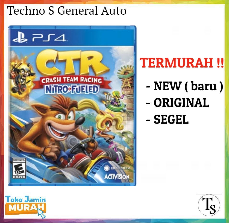 PS4 CTR Crash Team Racing Nitro Fueled - PS 4 CTR Crash Team Racing ...