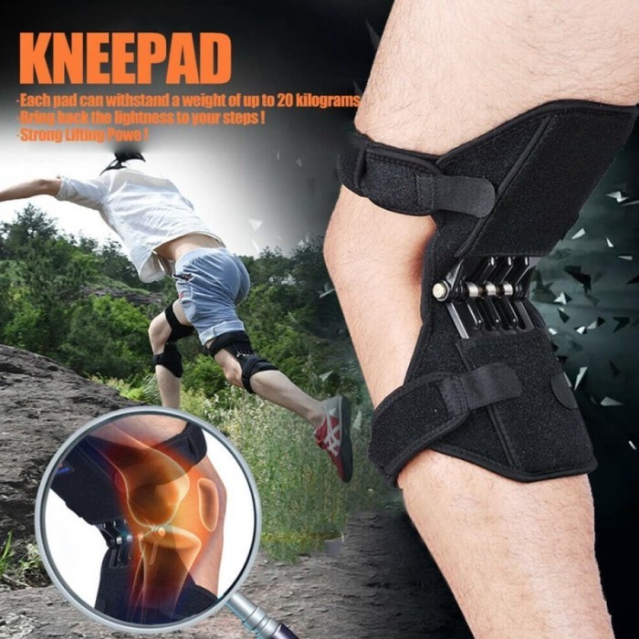 KNEE BRACES - Knee Booster Penyangga Beban Pada Lutut Dengan Per Besi ...
