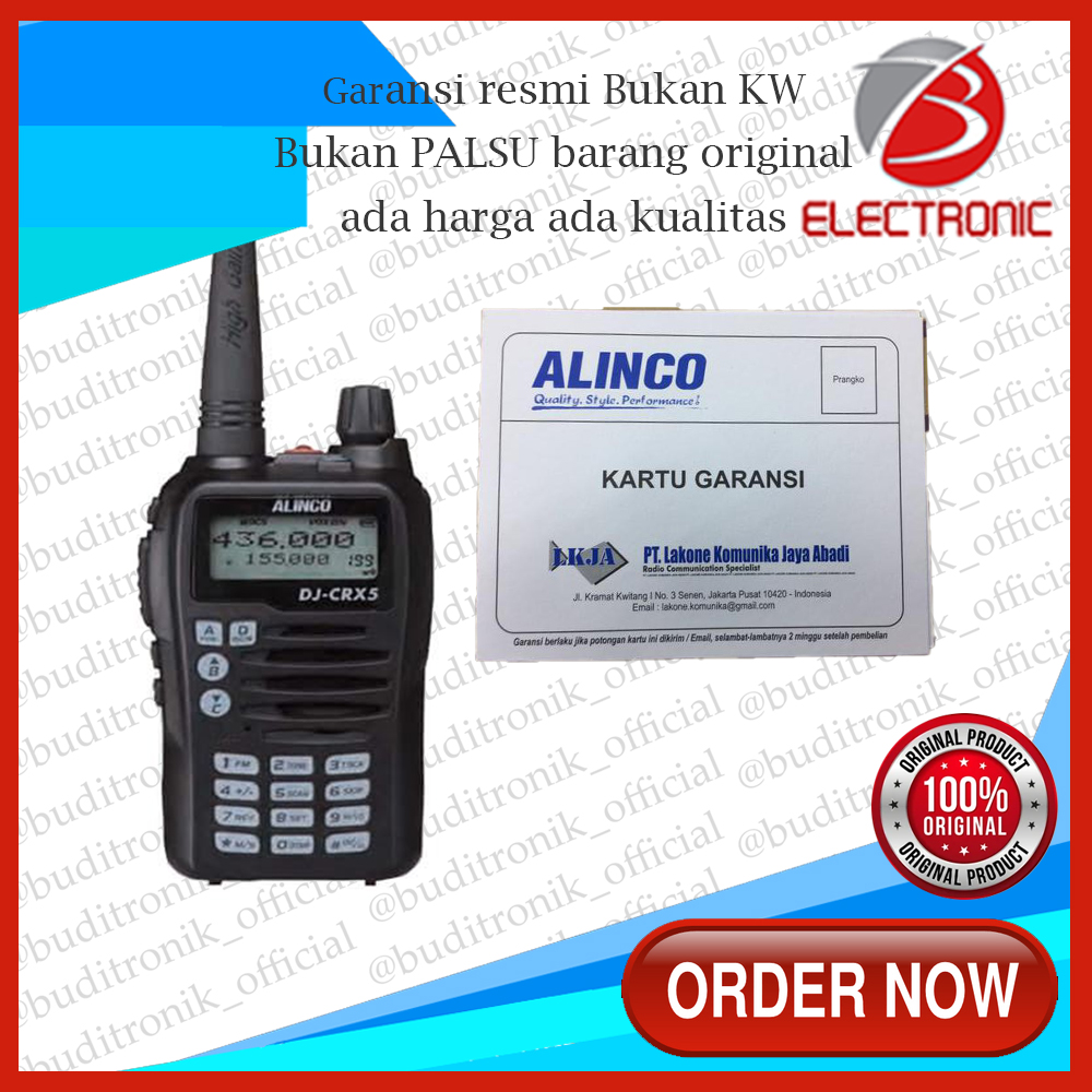 Handy Talky Radio HT Alinco DJ-CRX5 VHF/UHF Dual Band /Alinco DJ CRX5 DJ-CRX5 CRX 5 | Lazada ...