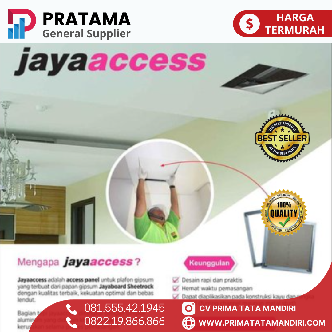 MANHOLE PLAFON / MANHOLE JAYA ACCESS 450X450 mm Jayaboard - jaya Access ...
