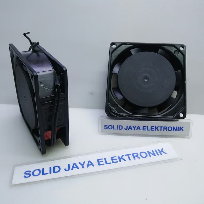 FAN Kipas AC 220V Fan AC 8x8 cm Fan Pendingin Kipas Fan Panel BESI ...
