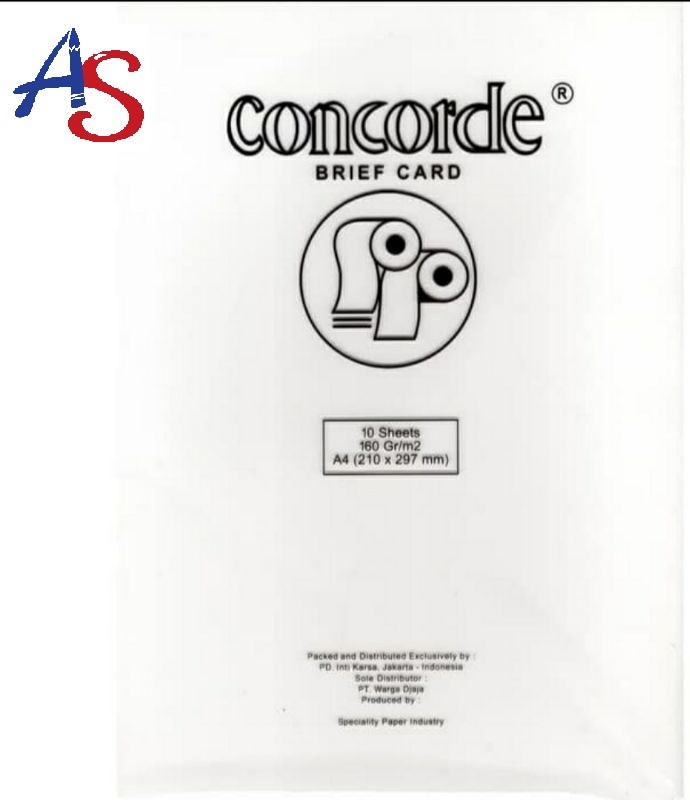 Kertas Concorde A4 160 & 200 Gram (10 Sheet) | Lazada Indonesia