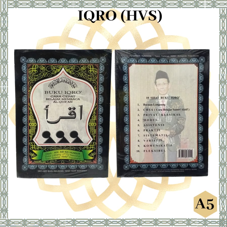 IQRO BESAR ORIGINAL HVS PAPER PUTIH iqro | Lazada Indonesia