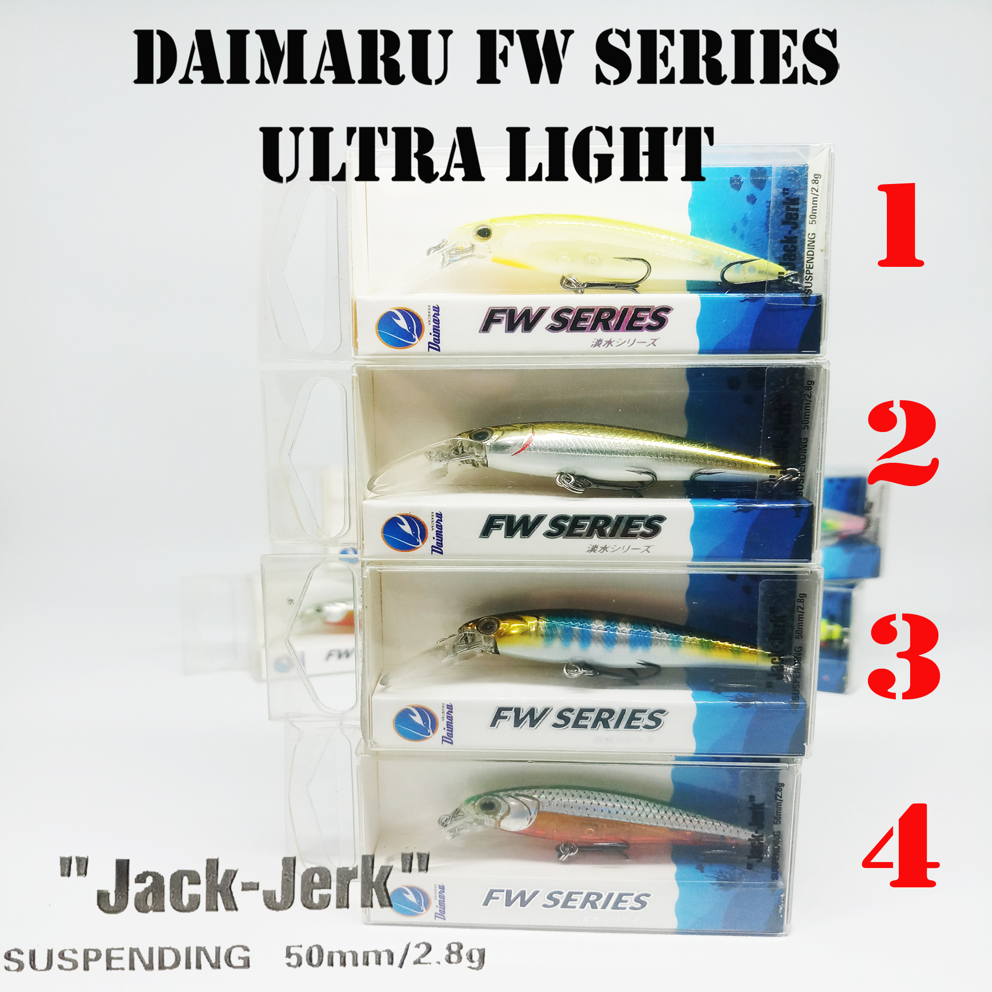 DAIMARU FW SERIES ULTRA LIGHT MINNOW | Lazada Indonesia