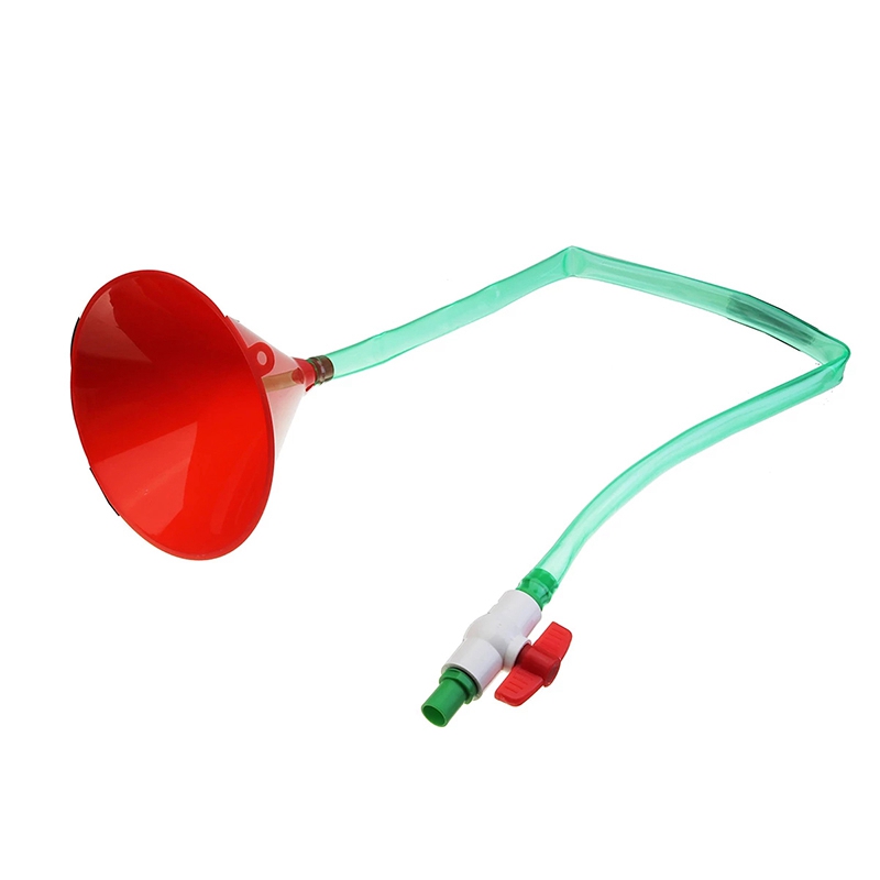 Plastic Filling Funnel Beer Funnel Wine Liquid Pipe Tube Plastic Valve ...