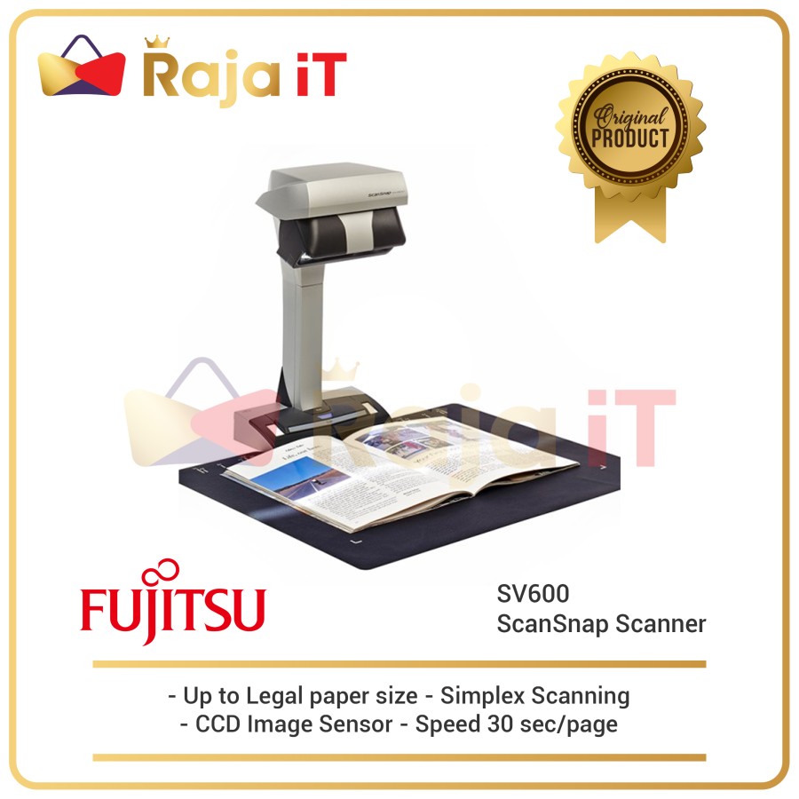 FUJITSU Scanner SV600 ScanSnap Scanner A3 SV-600 | Lazada Indonesia