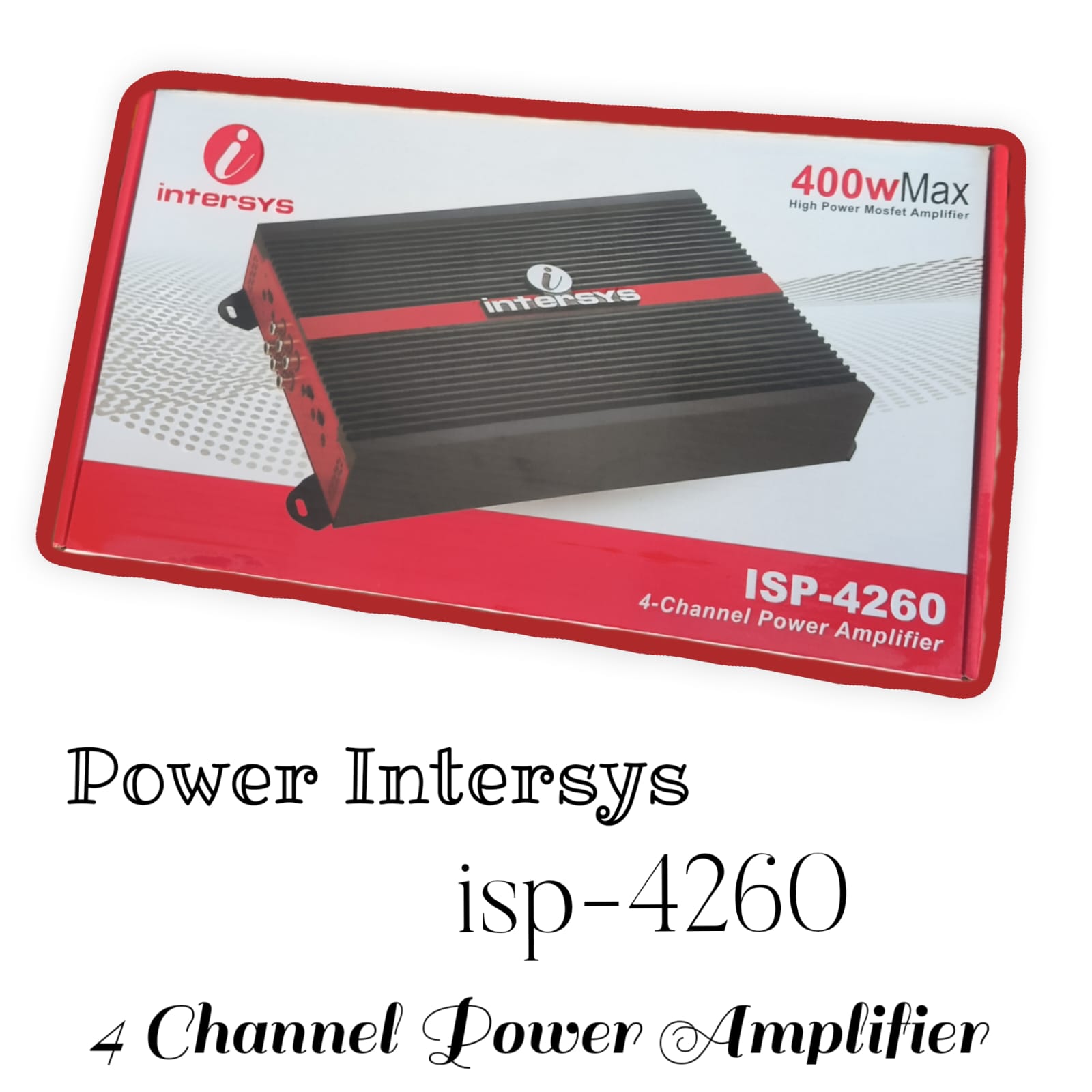Power Intersys ISP - 4260 Power 4 CH Amplifier Intersys | Lazada Indonesia