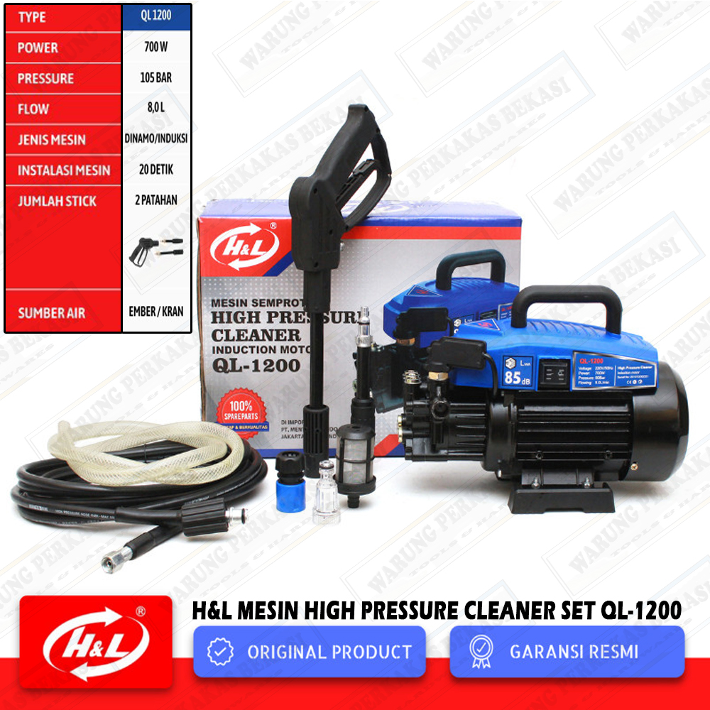 Autopramie Mesin Steam Jet High Pressure Cleaner Semprotan Air Listrik ...