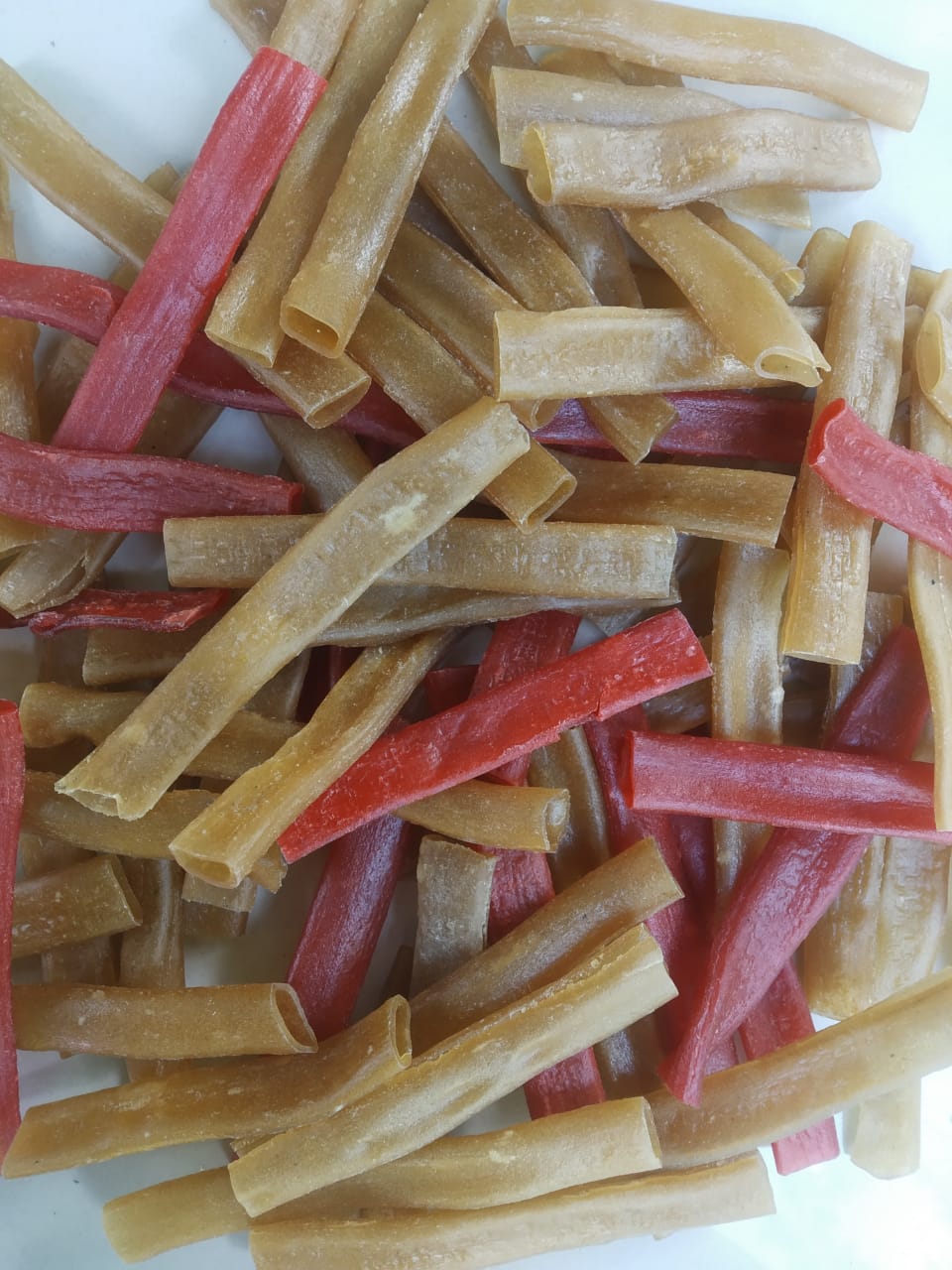 950 gr Kerupuk / Krupuk Mentah / Krecek Plompong Putih Warna-Warni ...