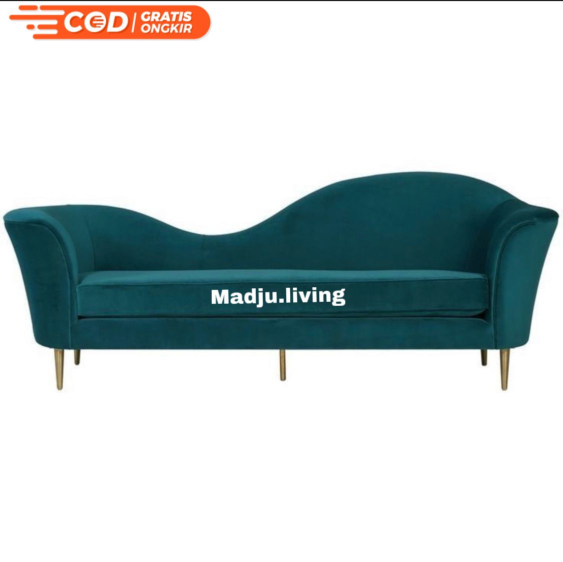 sofa viral /sofa costum / sofa art deco style 2 / sofa elegan | Lazada ...