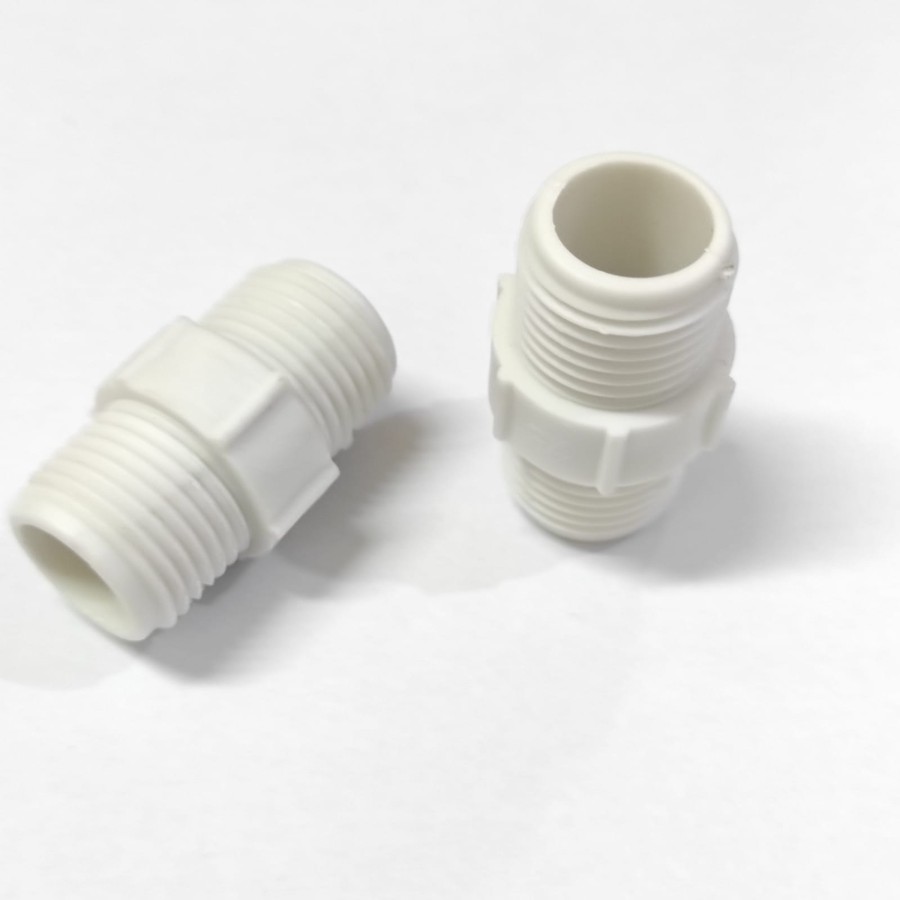 Double Nepel Fitting Pipa 1/2 inch - Mur Dobel Nepel Plastik PVC DNP12 ...