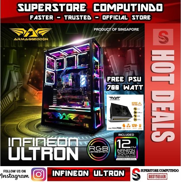 Armaggeddon Infineon Ultron -Superior Xtreme Gaming Case- Free PSU 700 ...
