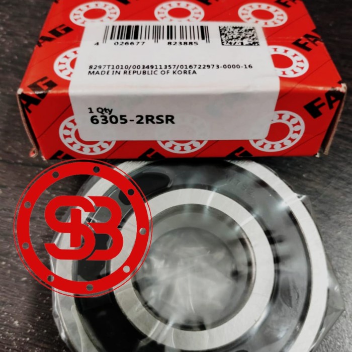 Bearing 6305 2RS / 6305 2RS C3 FAG ORIGINAL | Lazada Indonesia