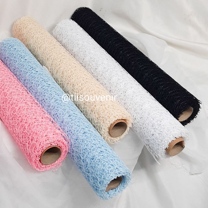 Kertas Bunga Korean Jaring Wrapping Paper Spider Mash Jala Polynet ...