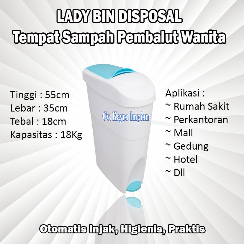 Tempat Sampah Pembalut Wanita ( Lady Bin Disposal ) | Lazada Indonesia