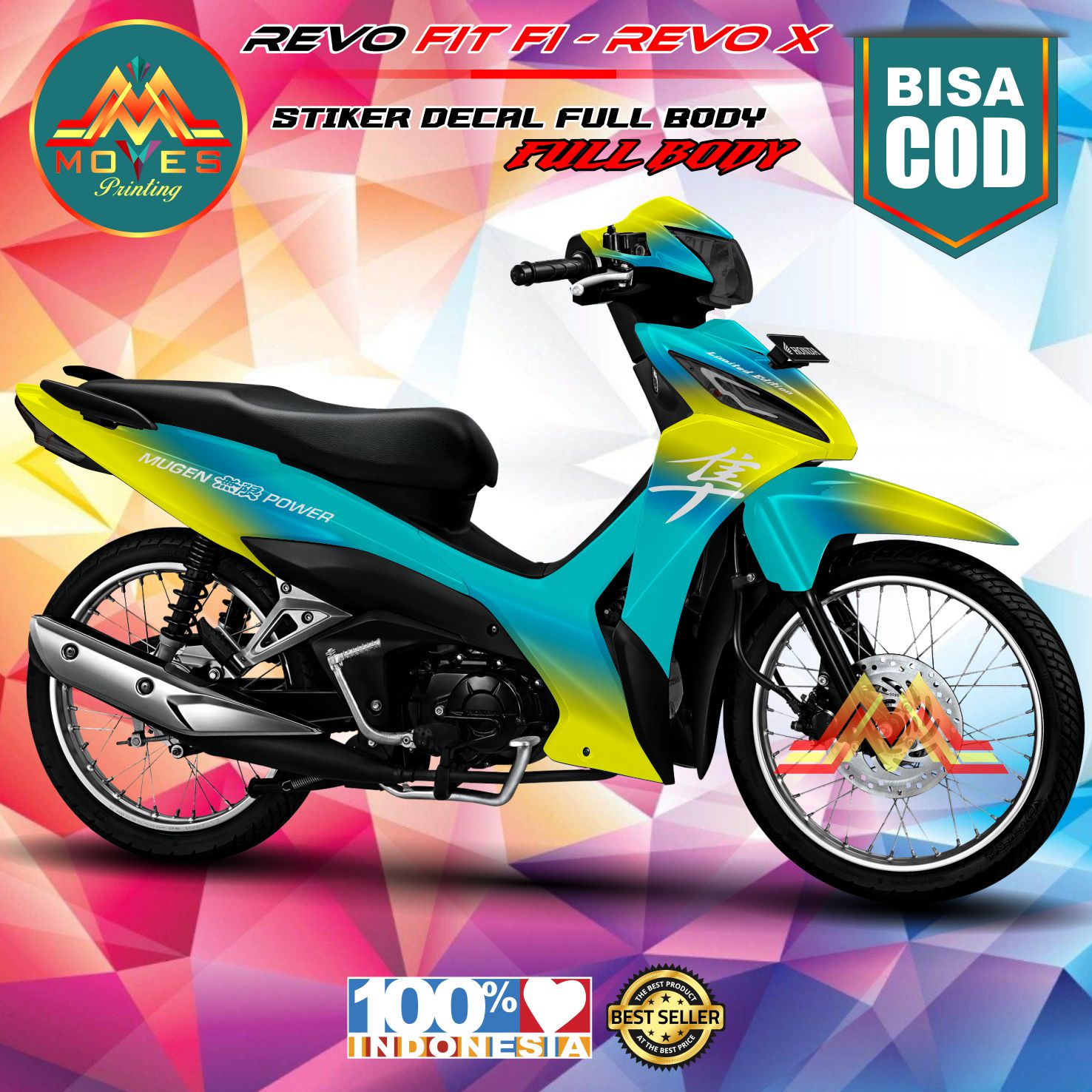 ⭐⭐⭐⭐⭐( COD ) Decal Revo Fit Full Body - Decal Revo FI - Stiker Revo ...