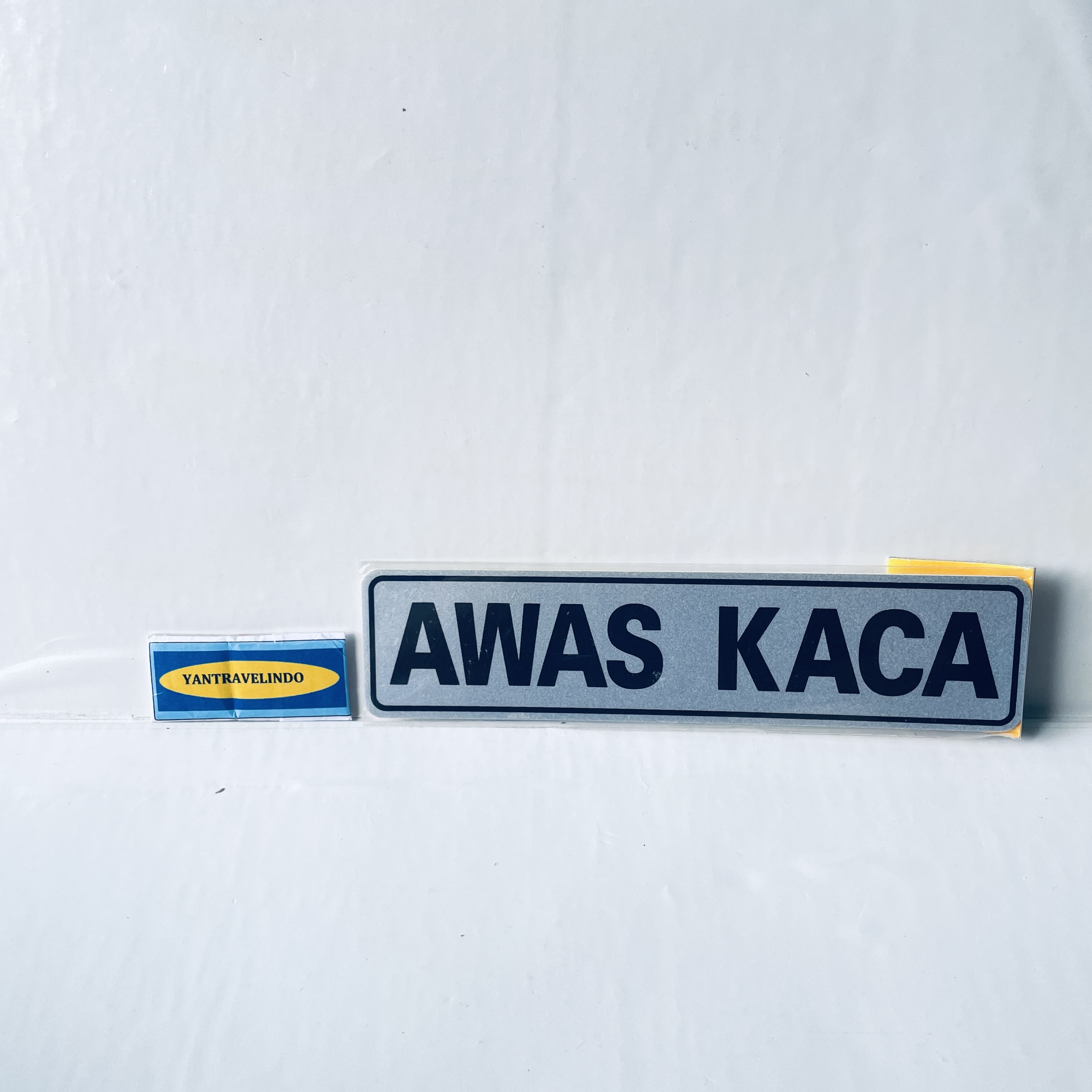 LABEL PERINGATAN TEMPEL AWAS KACA UNTUK DINDING KACA ATAU SEKAT KACA ...