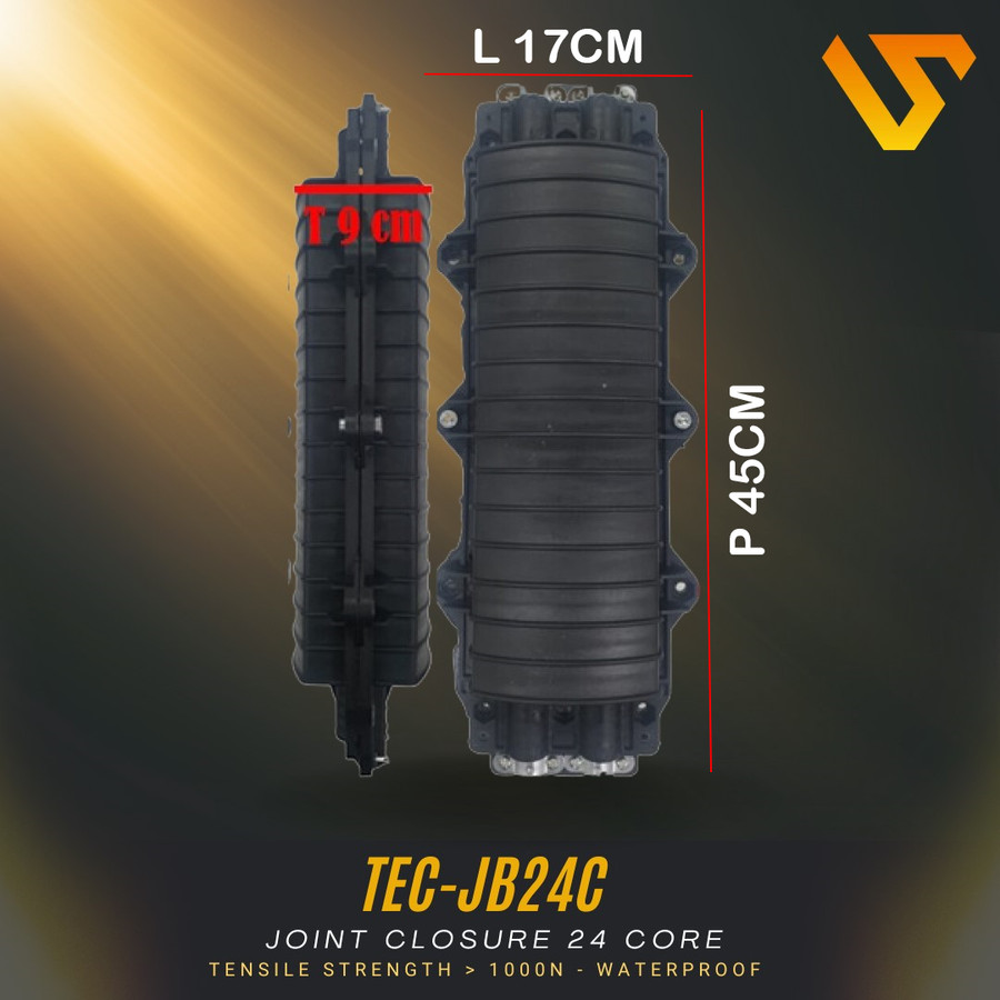 Fiber Optic Joint Closure 24 Core | Joint Closure FO 24 Core FTTH ...