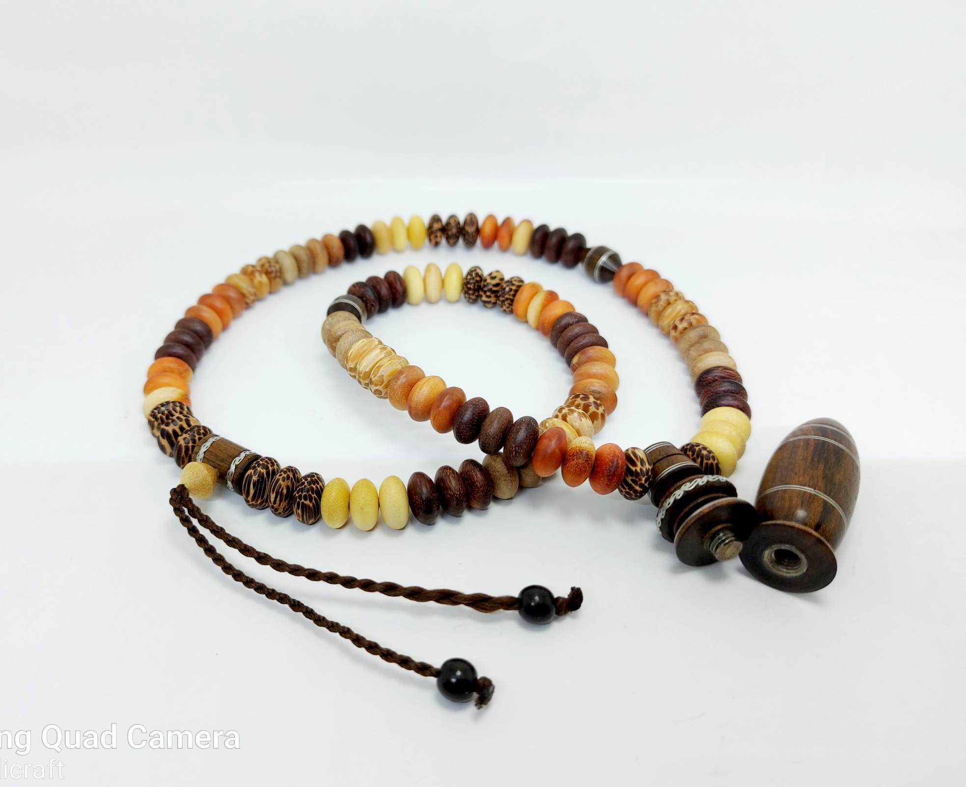 kalung kombinasi kayu bertuah liontin cemeti ali | Lazada Indonesia