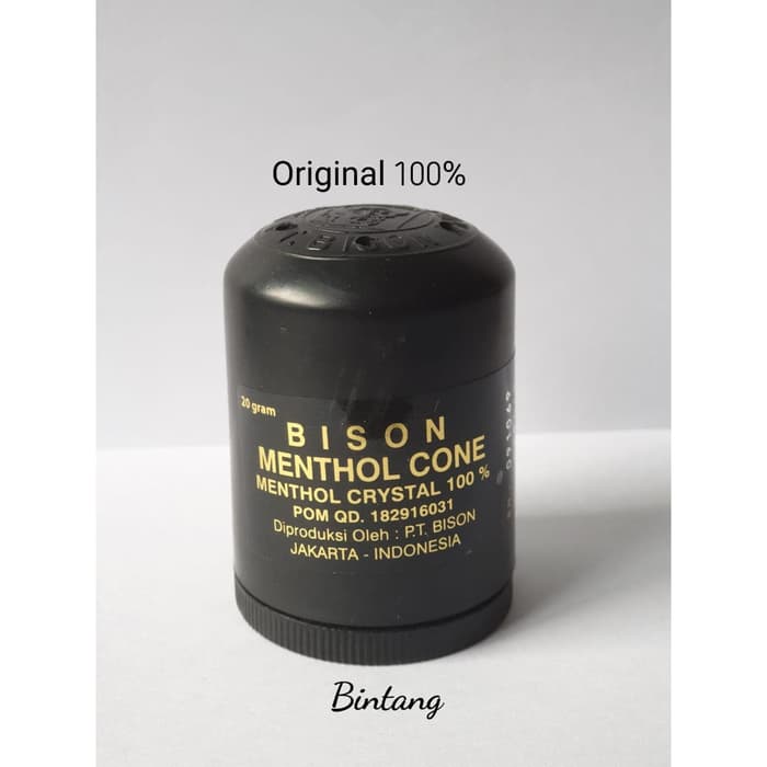 RAJAHERBAL- INHALER BISON MENTHOL CONE UKURAN AA DAN BB DAN JJ ORIGINAL ...