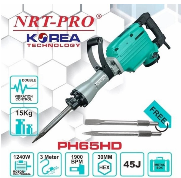 Mesin Bor Bobok Beton Tembok Dinding Jalan Demolition Jack Hammer NRT ...