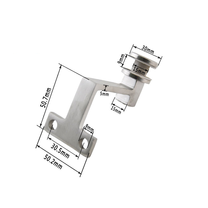 Sayap Siku Tiang Railing Tangga Penjepit Kaca Railing Sayap Glass Clamp ...