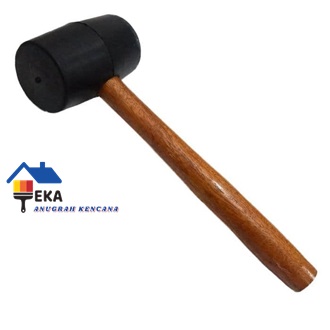 AK Palu Karet Blitz Mallet 12oz 12 oz 300gr 300 Gram Gagang Kayu ...