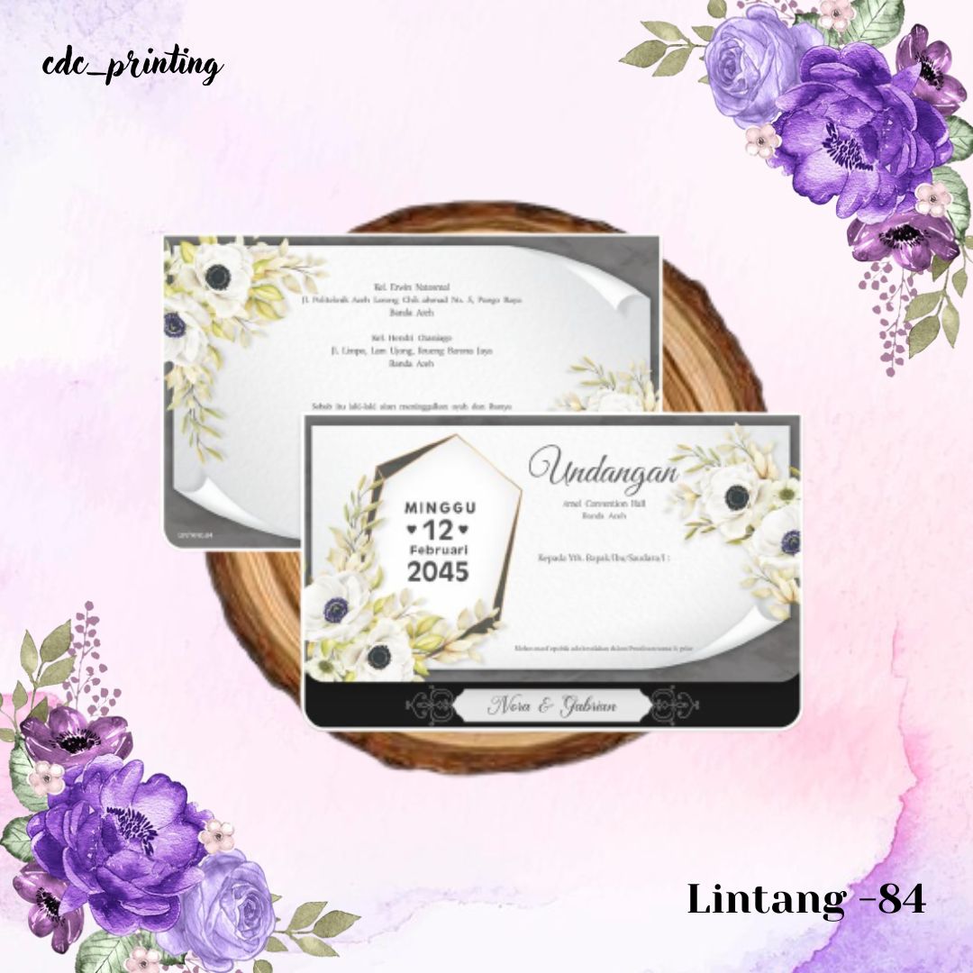 [isi 100 lembar] UNDANGAN PERNIKAHAN LINTANG 84-88| UNDANGAN MODERN ...